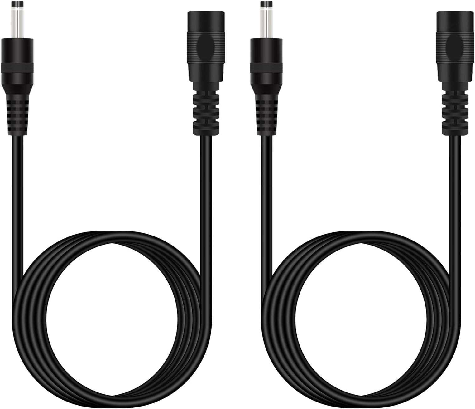 Amazon.com: Fancasee 2-Pack 6FT 3.5mm x 1.35mm DC Power Extension Cable ...