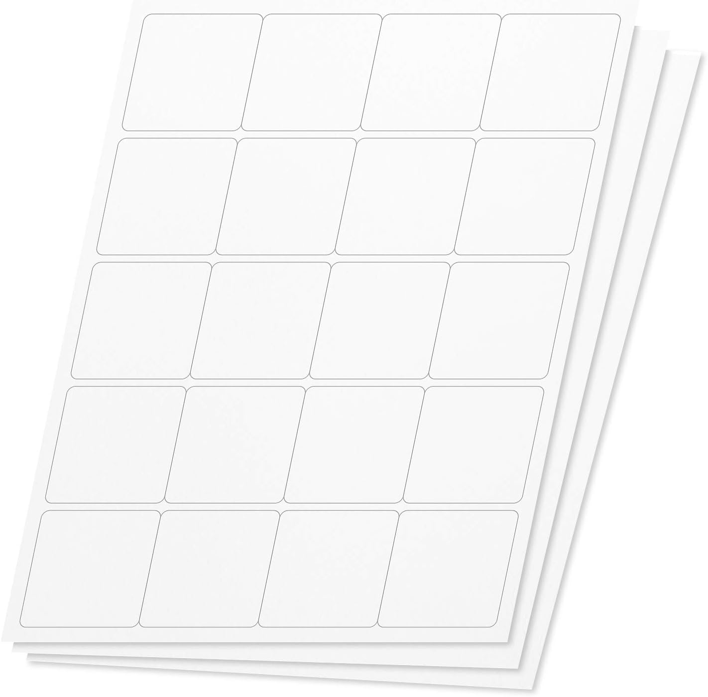 Amazon.com : OfficeSmartLabels Square 2 x 2 inch Labels for Laser & Inkjet Printers (2 x 2 inch ...
