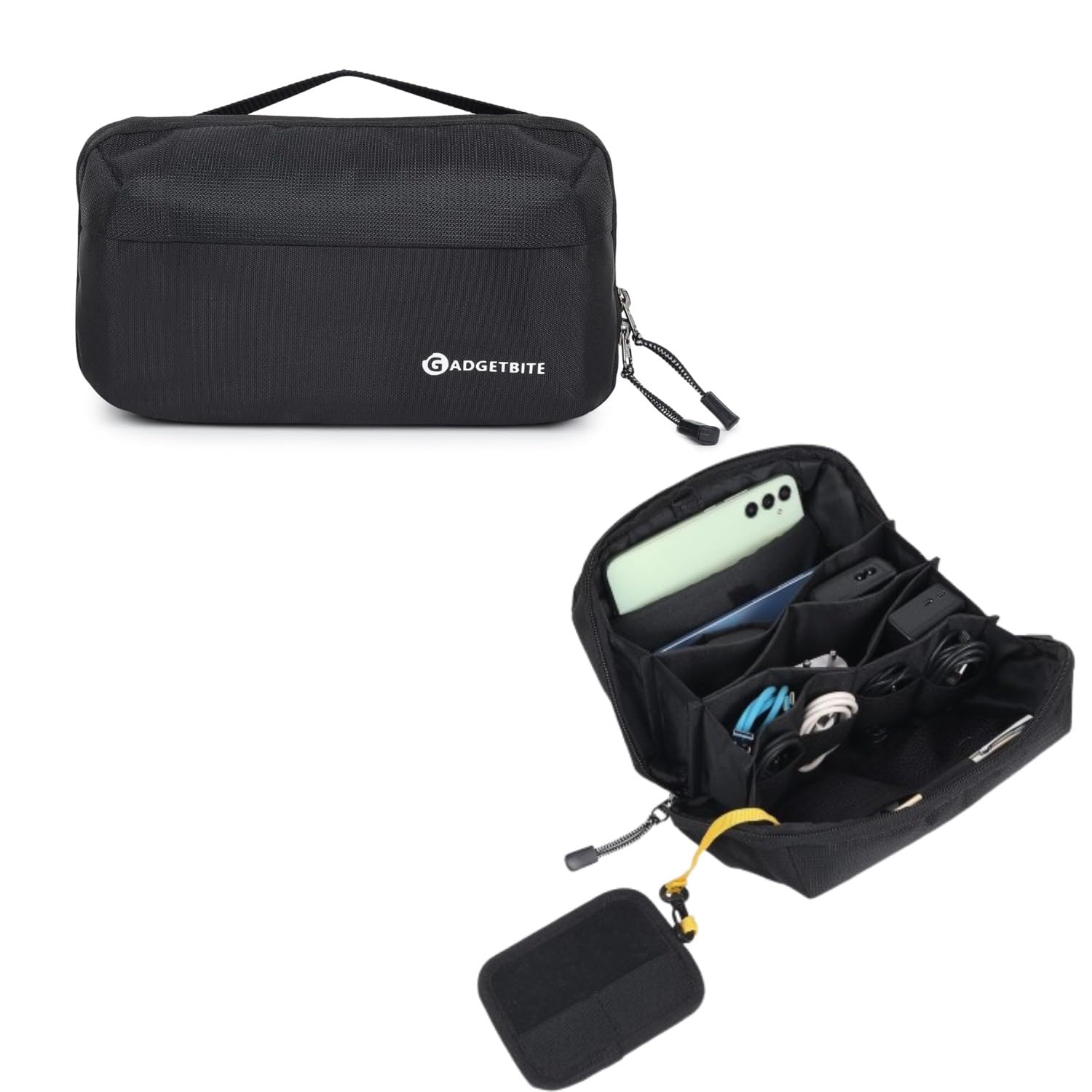 GadgetBite Electronic Gadget Organizer Bag Waterproof with Foam Padding ...