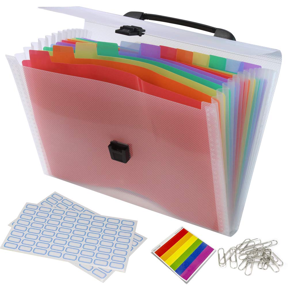Buy DARUITE A4 Document Organiser, Expanding File Folder, Folder ...
