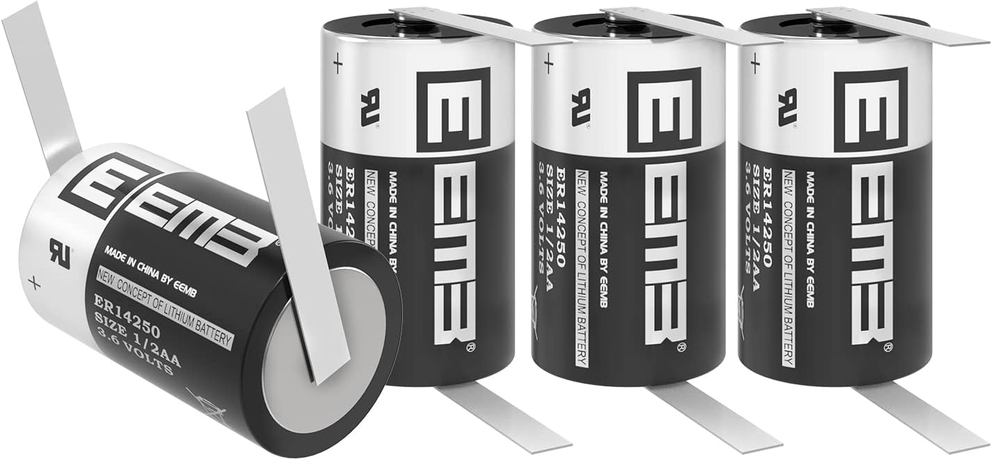 Amazon | 電池 塩化チオニルリチウム 1/2AA 公称電圧 3.6V LS14250 | WBLLGG | 乾電池