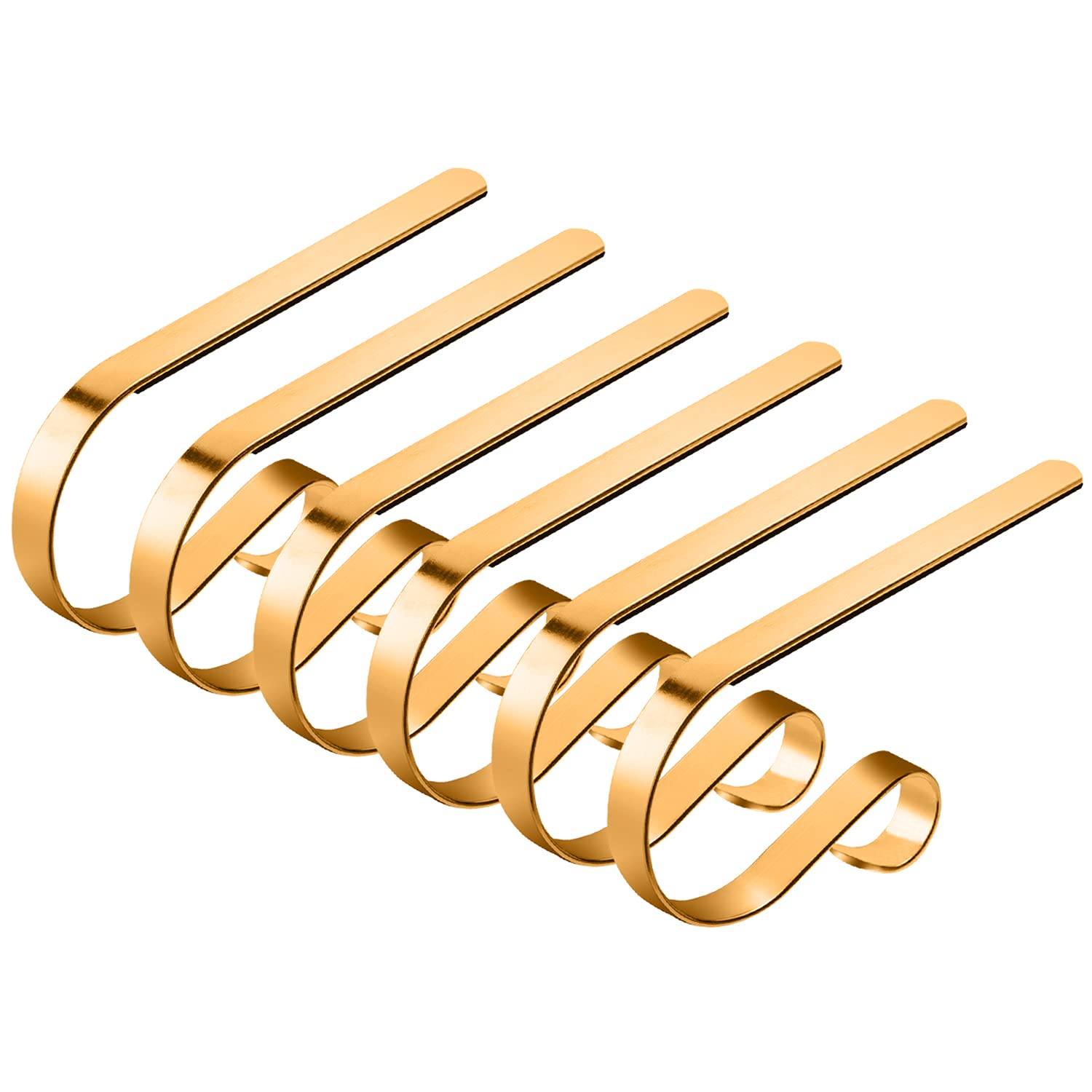 Amazon.com: Christmas Stocking Holders Metal Mantel Stocking Hangers ...