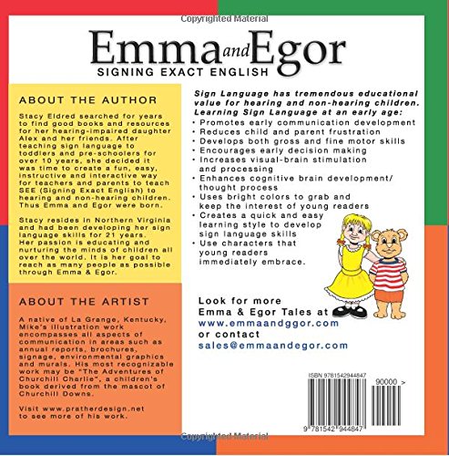 Emma and Egor Learn Shapes and Colors: Signing Exact English: Eldred ...