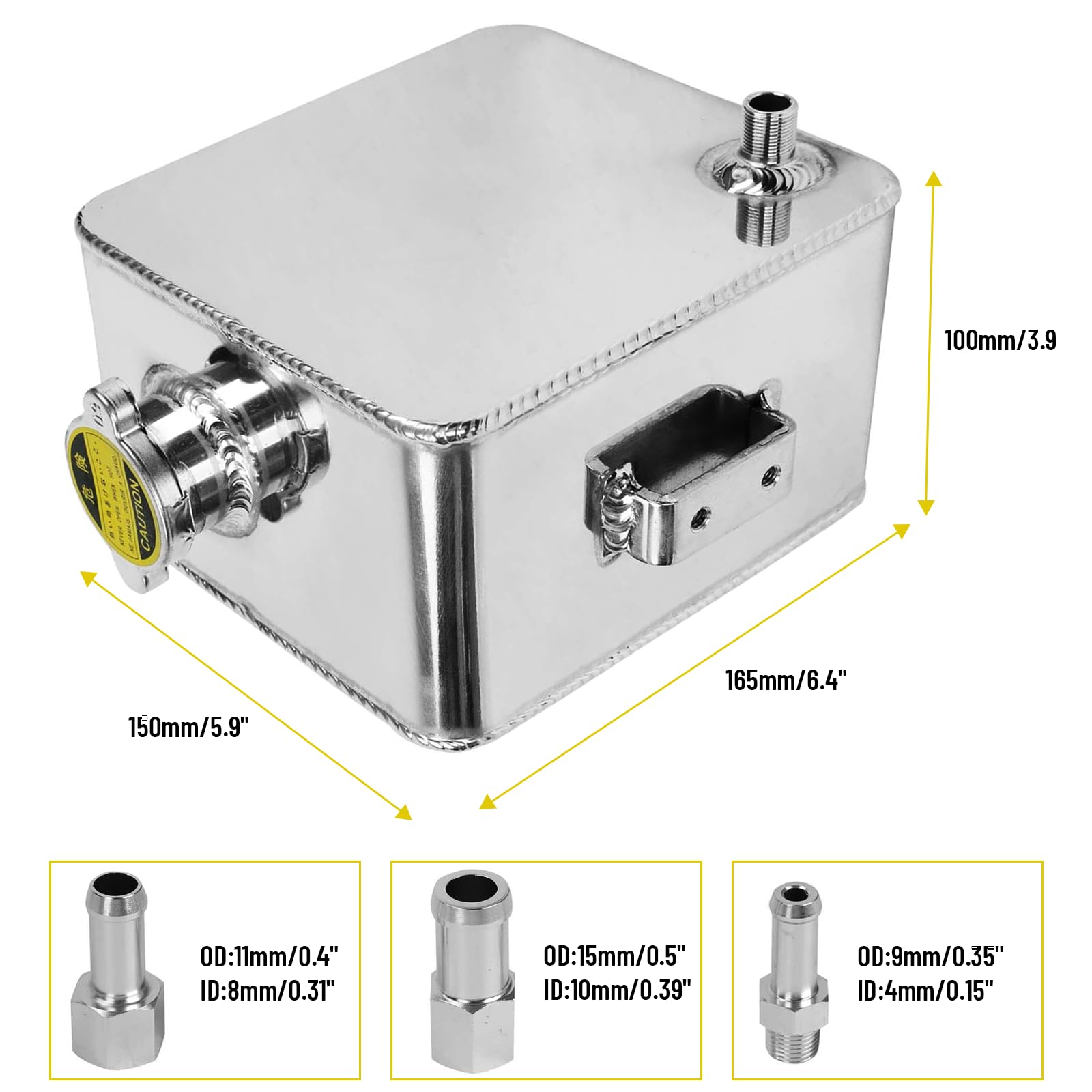 Snapklik.com : BOMLING 2.5L Universal Water Coolant Expansion Tank ...
