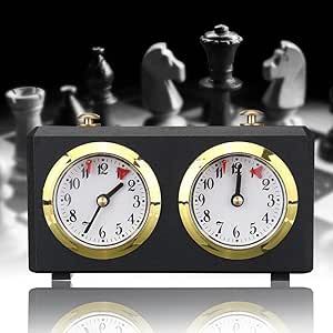 Kocusu Portable Chess Timer, Professional Chess Clock,Mechanical Chess Clock Analogue ...