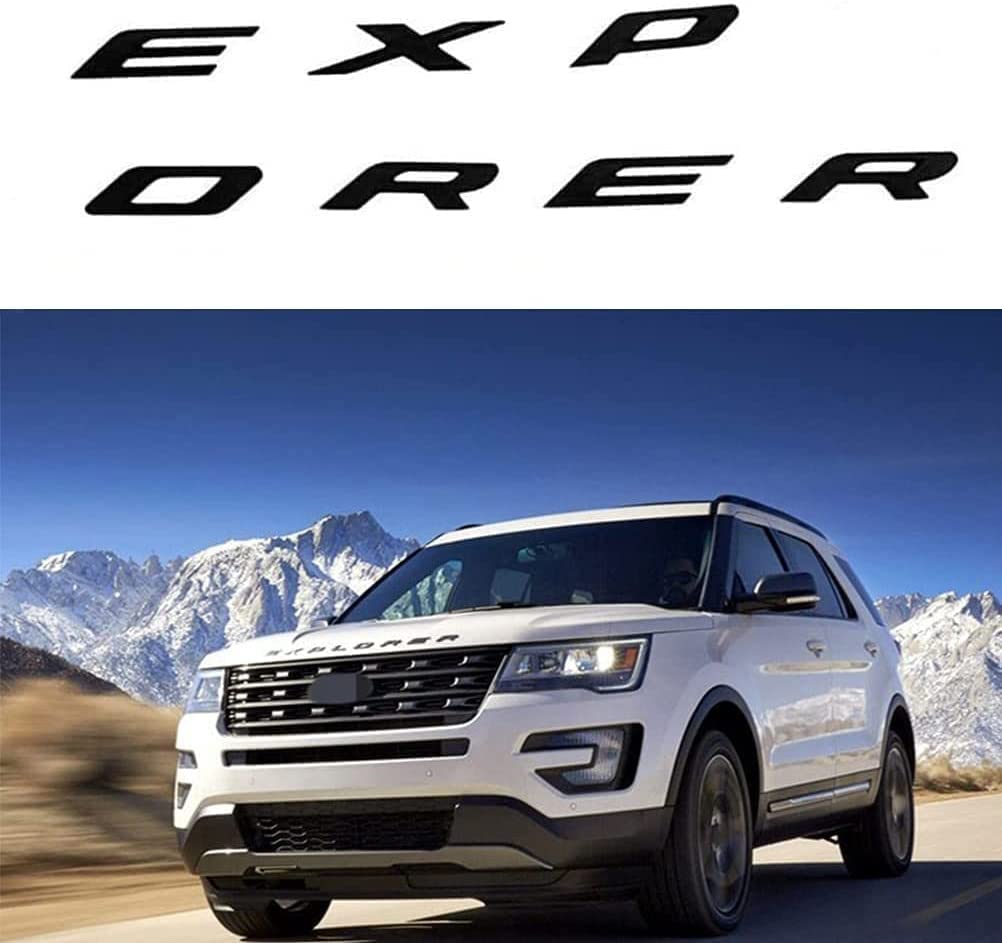 Explorer Hood Letter Badge 3d Front Hood Emblem Explorer Sports ...