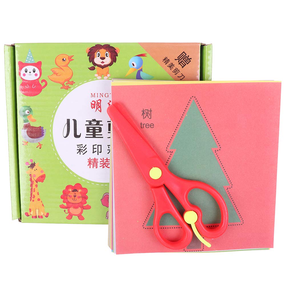 Buy 192 Sheets Cartoon Fun Paper-Cut Children Paper Folding-Paper Fun ...