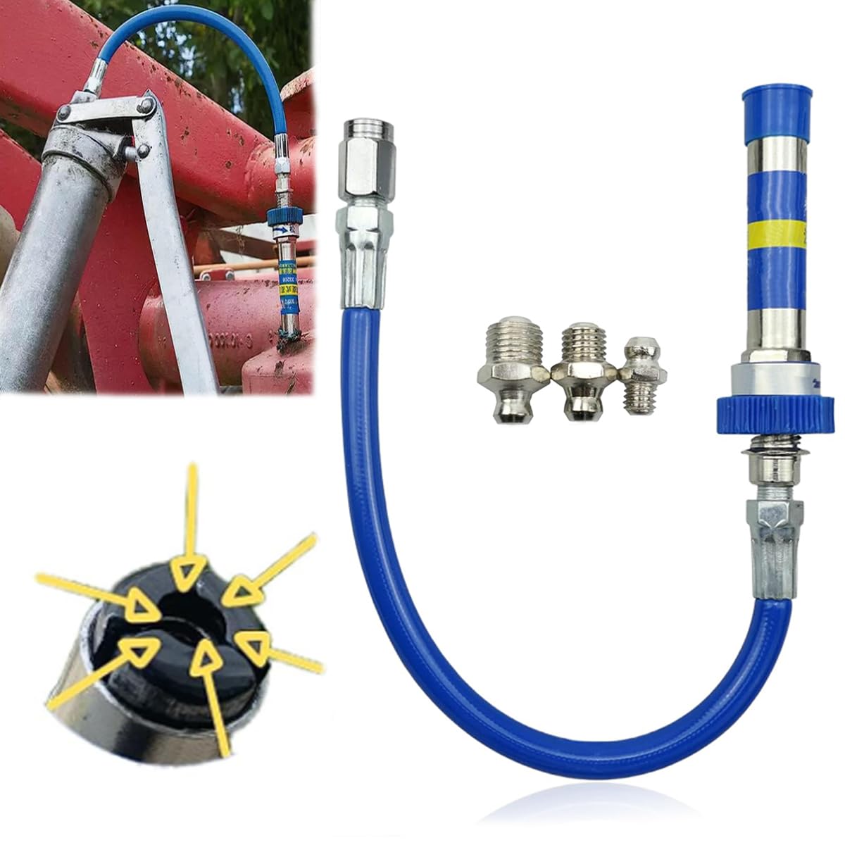 Lube Pro Plus Grease Coupler - High Pressure Grease Coupler - Grease ...