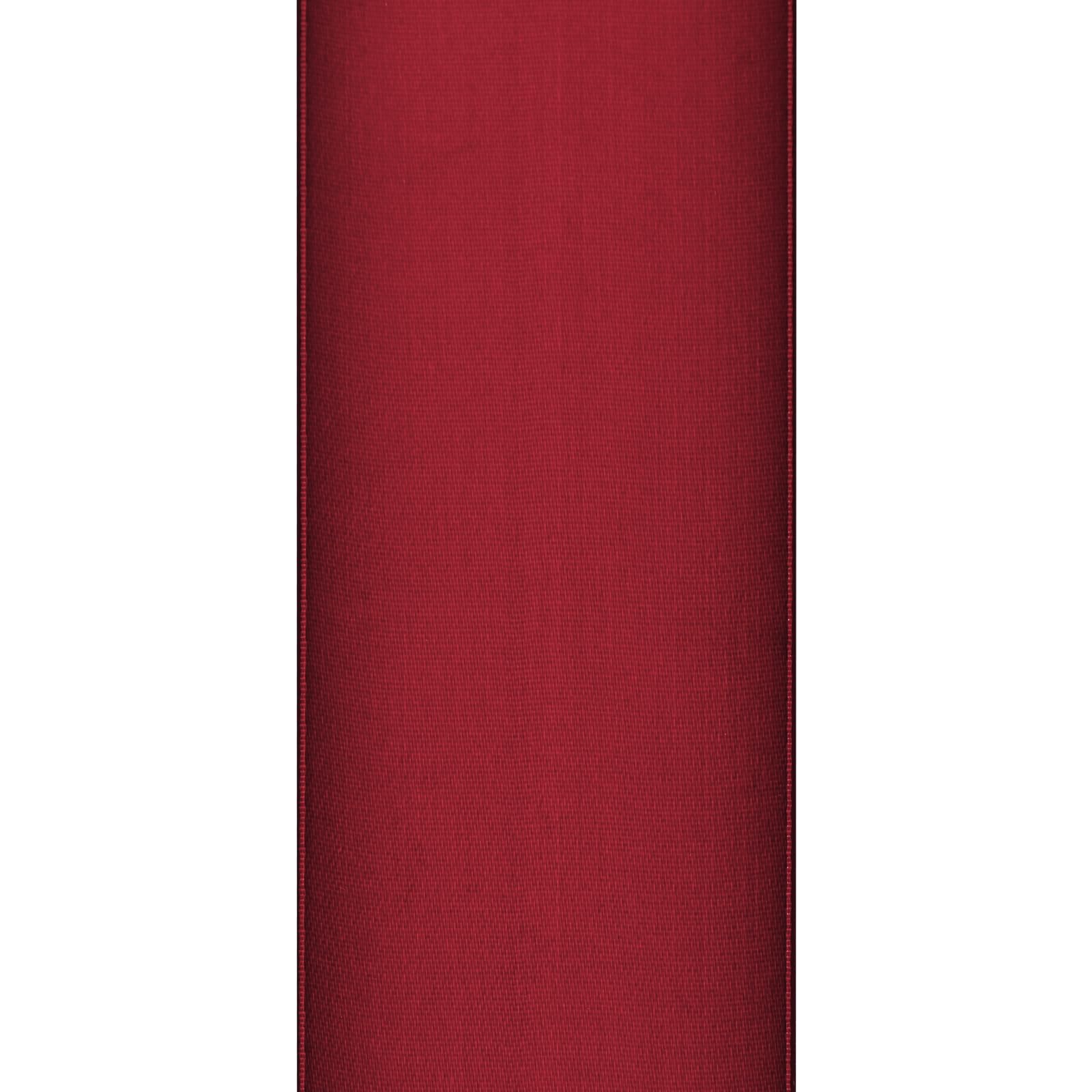 Snapklik.com : Double Face Wine Red Satin Ribbon 2 Inch X 50 Yards ...