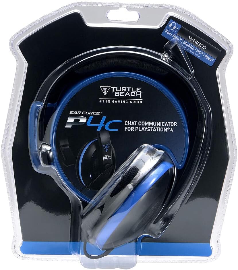 Turtle Beach Ear Force P4C Wired Communicator Headset - PlayStation 4 ...