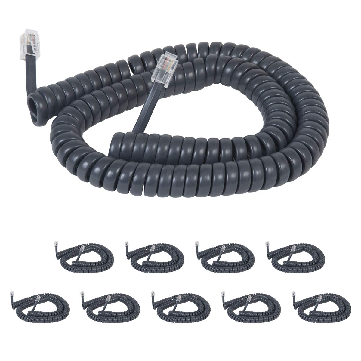 Snapklik.com : Cablesys Coiled Telephone Handset Cord For Use