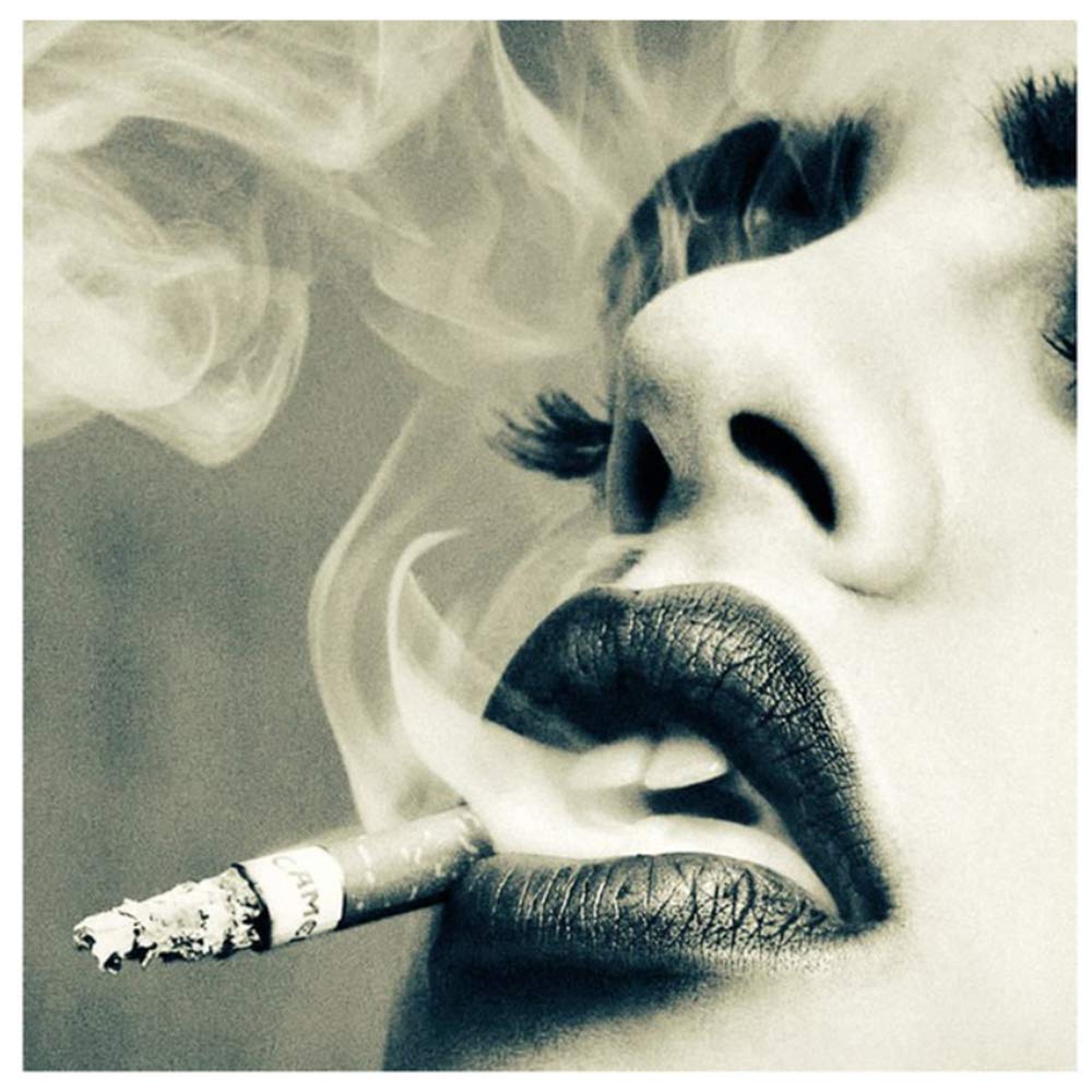 Lips Smoke Wallpaper