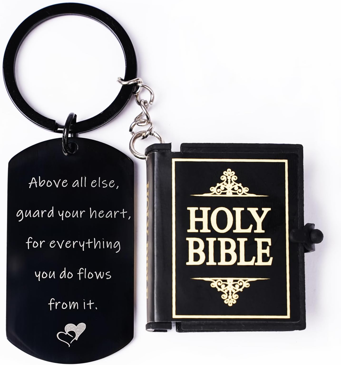 Amazon.com: Real Miniature Bible Key Chain : Office Products