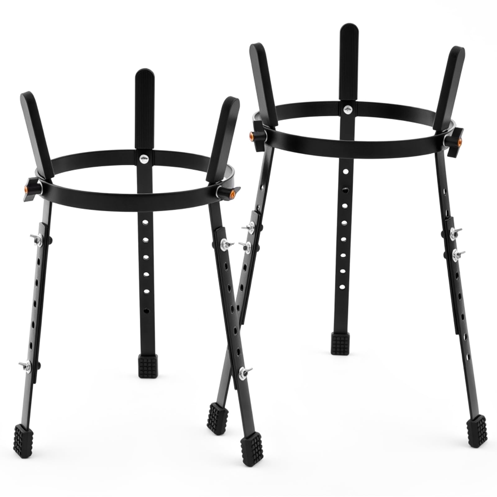 Snapklik.com : 2 Pcs Conga Drum Stand 10 & 11 Black Heavy Duty ...
