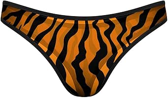 Amazon.com: Tiger Skin Wildlife Stripes G String Thongs for Women Sexy ...