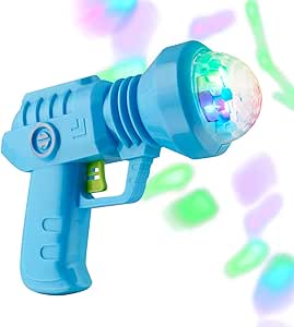 Amazon.com: FlashingBlinkyLights Space Gun Cool Light Up Toy with LED ...