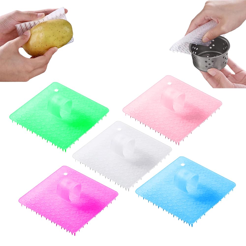 Amazon.com: 5 PCS Vegetable Cleaning Brushes, Upgrade Flexible ...