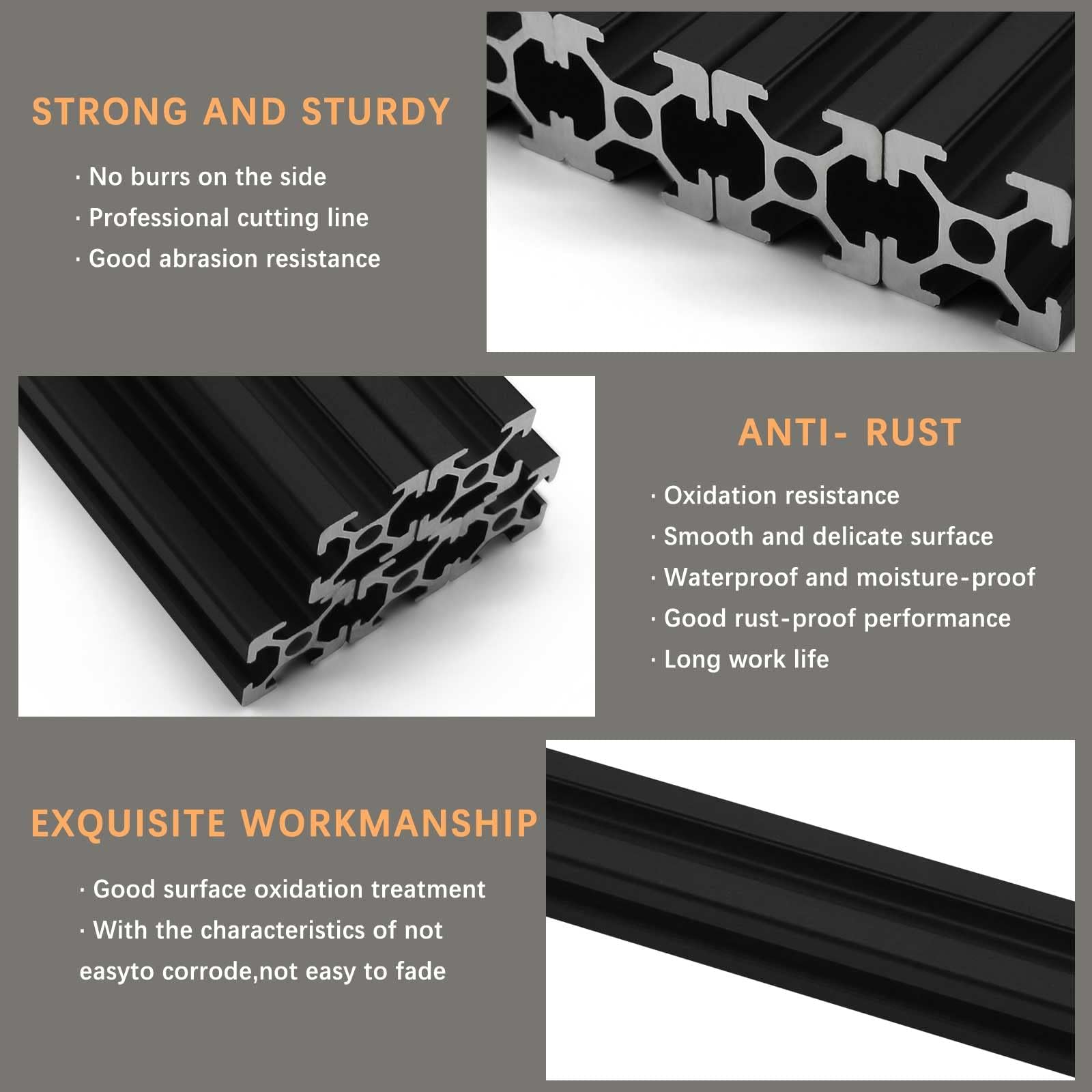 Snapklik.com : SeekLiny 10PCS T Slot 2020 Aluminum Extrusion European ...