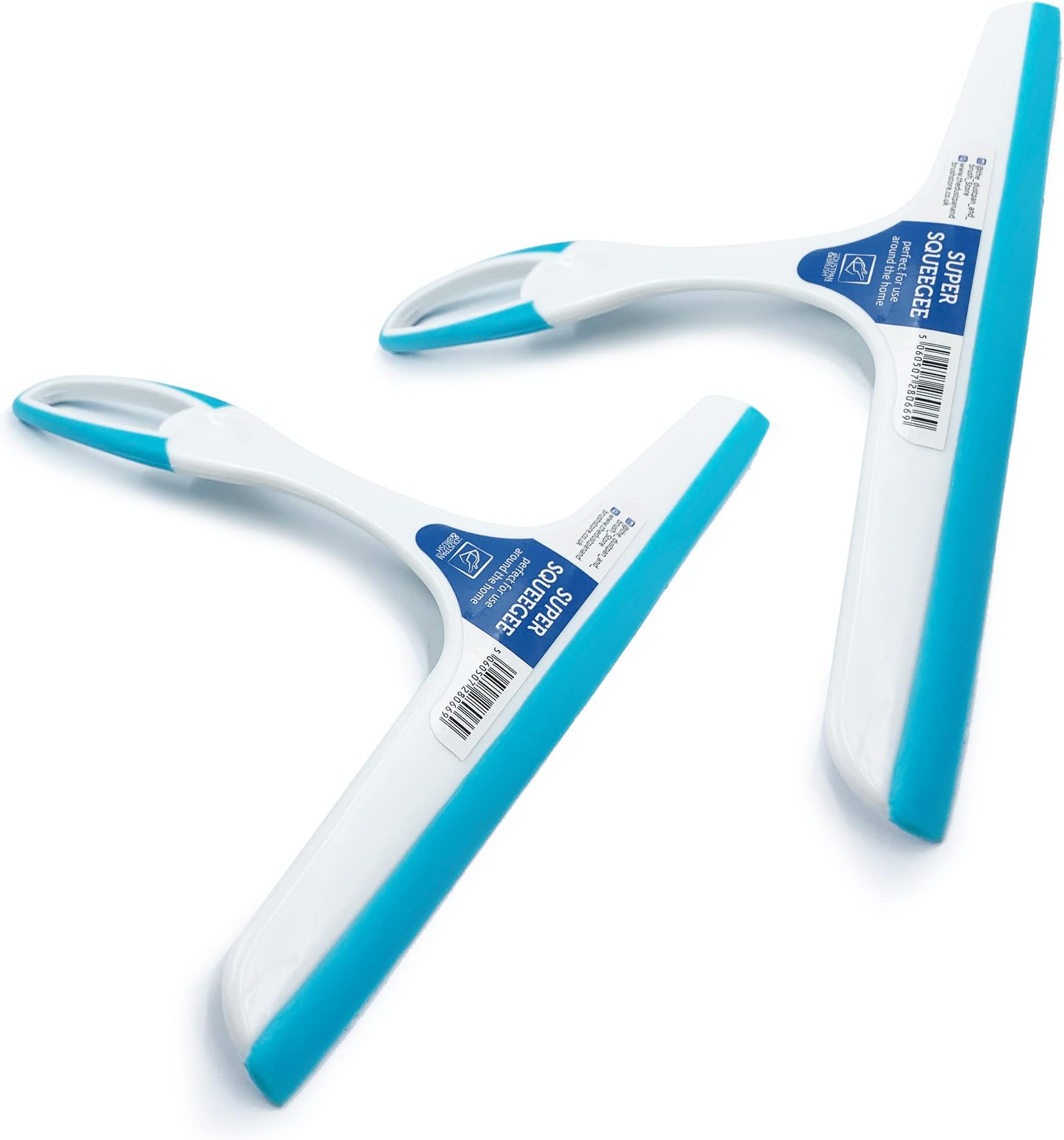 iDesign Shower Squeegee with Strong Suction Cup, Small Plastic Window ...