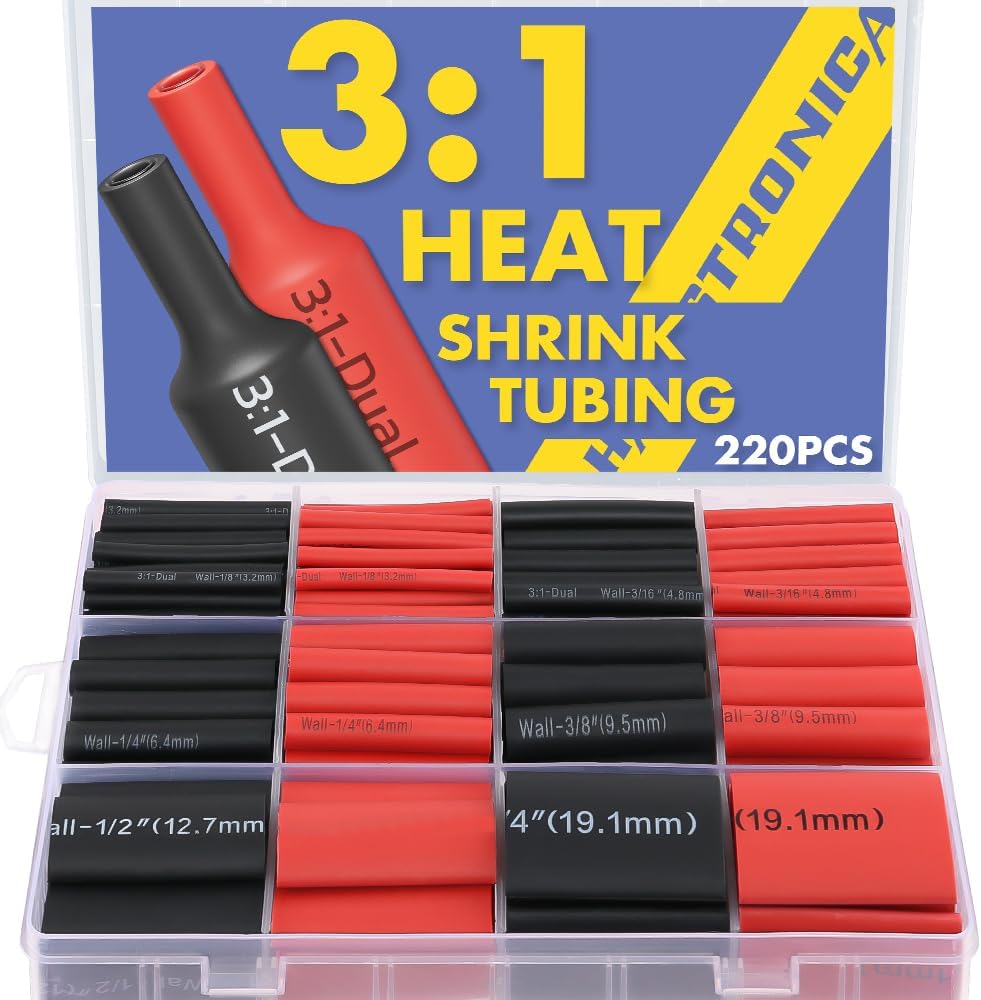 Amazon.com: Dorman 85267 5/16 In. X 8 Ft. Black Polyolefin Heat Shrink ...
