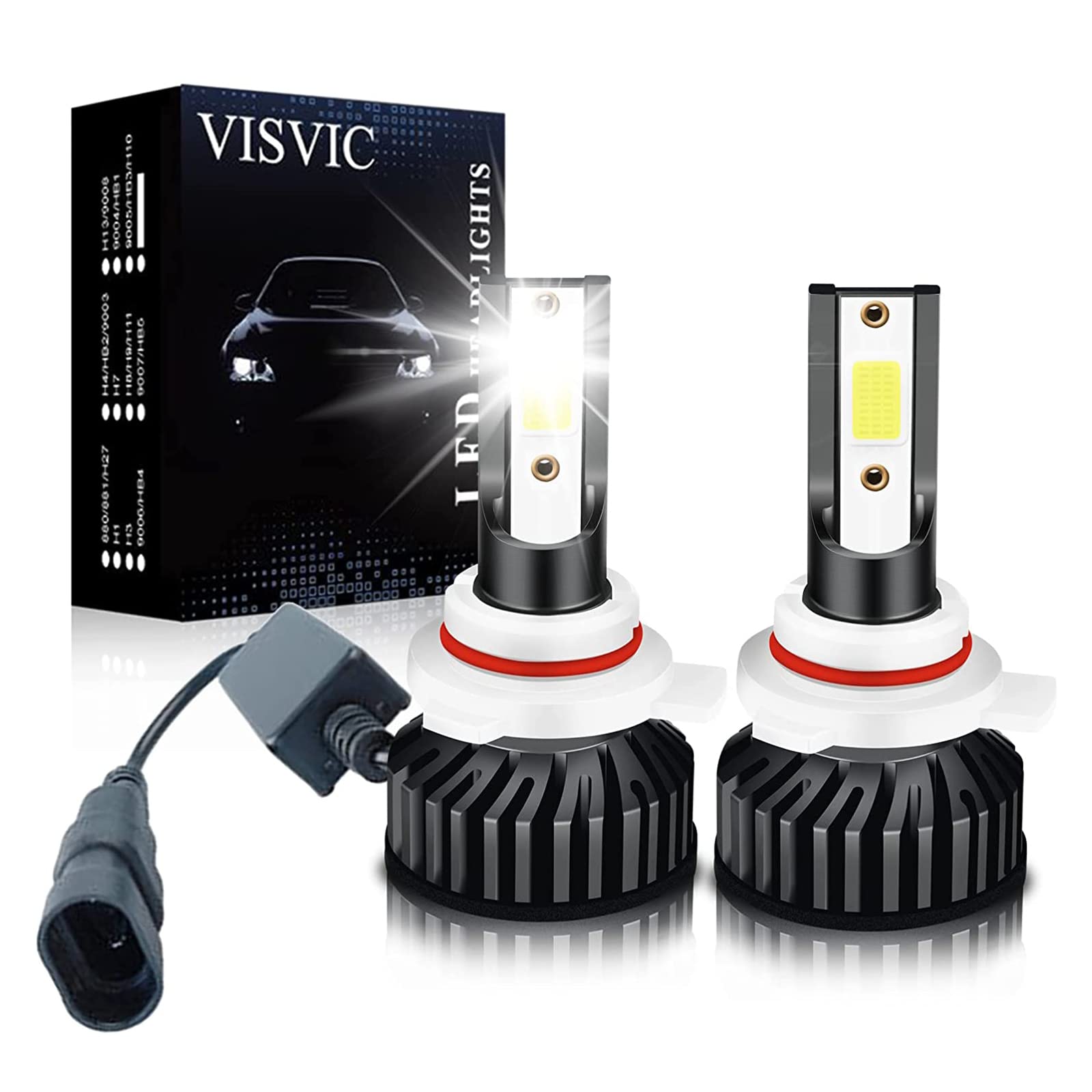 Fit for Toyota RAV4 2016 2017 2018 LED Headlight Bulbs, 9012/HIR2 High ...