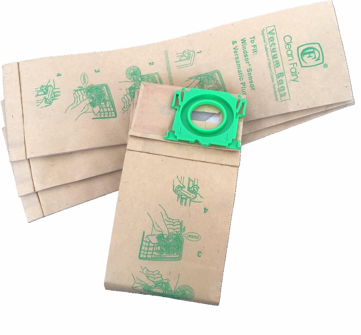 Amazon.com: 10 Pack Vacuum Bags Compatible with Windsor Sensor G & C ...