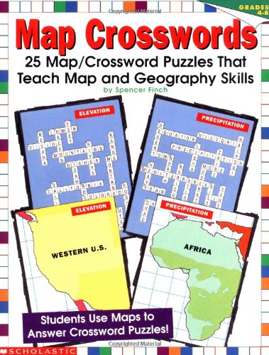 Map Crosswords: 25 Map/Crossword Puzzles That Teach Map and Geography ...