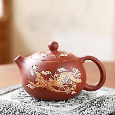 Amazon.com | Color-changing Teapot, 2024 Hand-made Dragon and Phoenix ...