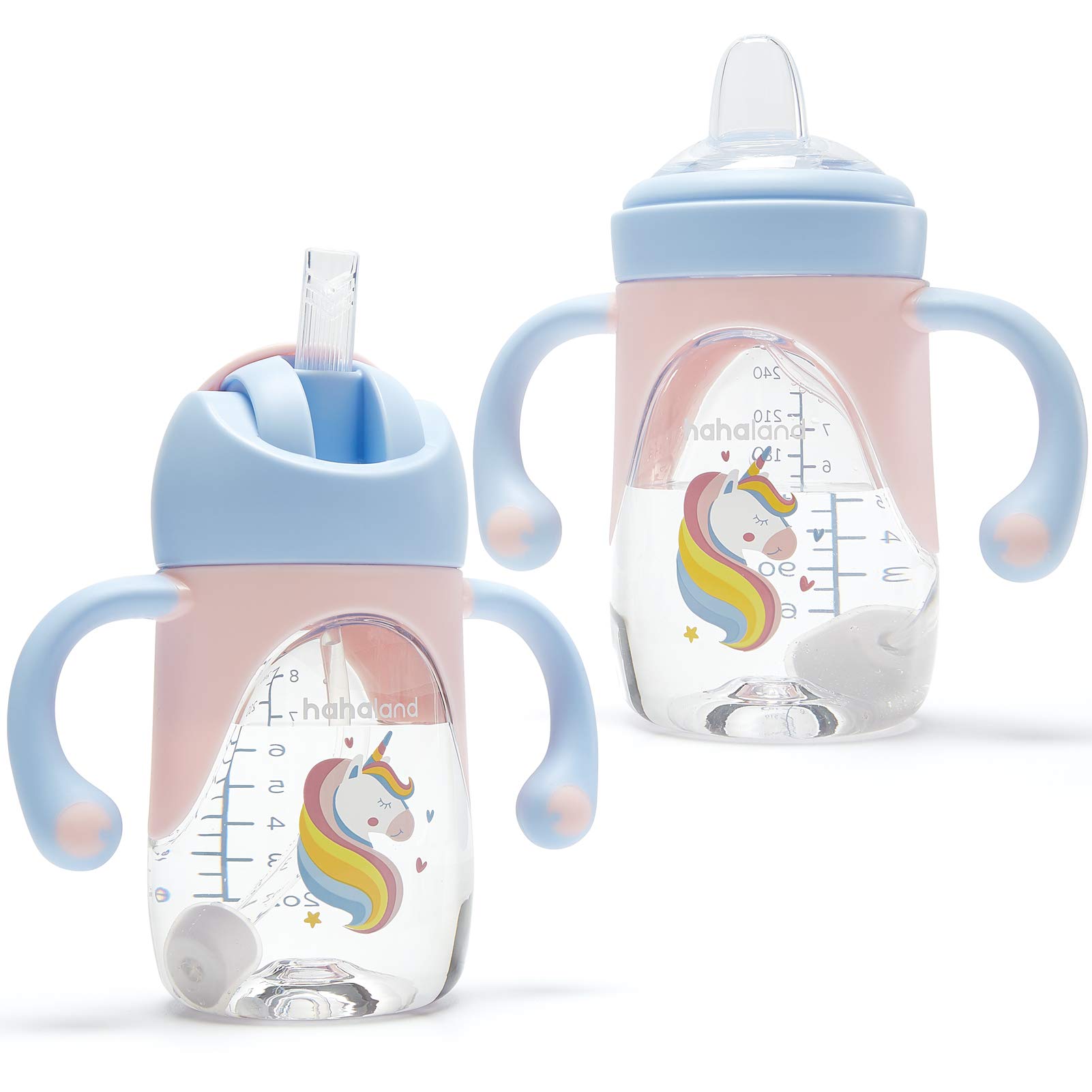 Buy Hahaland 2 In 1 Baby Cups Sippy Cup With Straw And A Spout 240ML