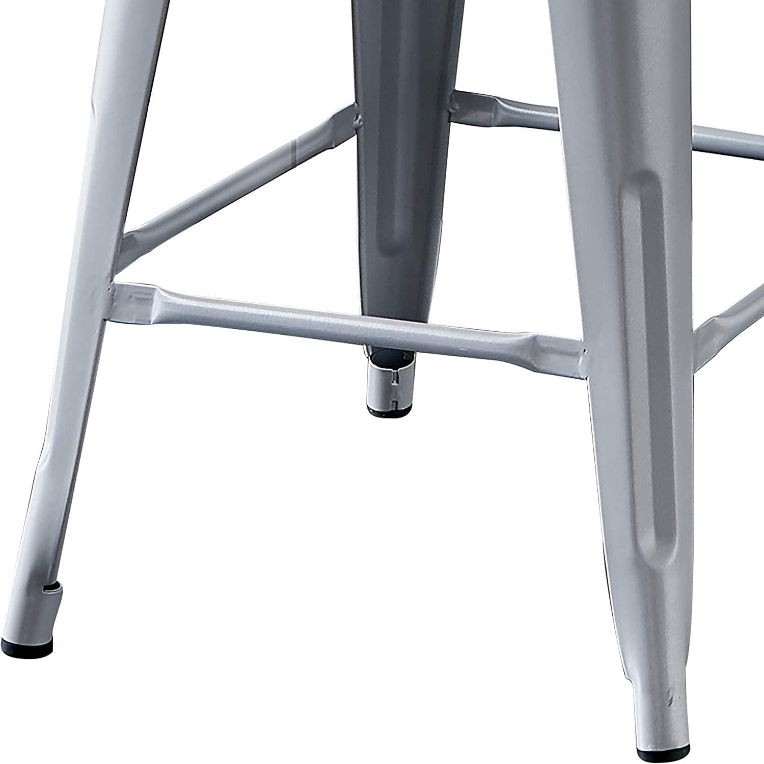 Snapklik.com : Backless Metal Barstools, Modern Industrial Light Weight ...