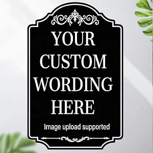Amazon.com: Custom Personalized Street Sign – 12x36 Inch Durable 0.04 ...