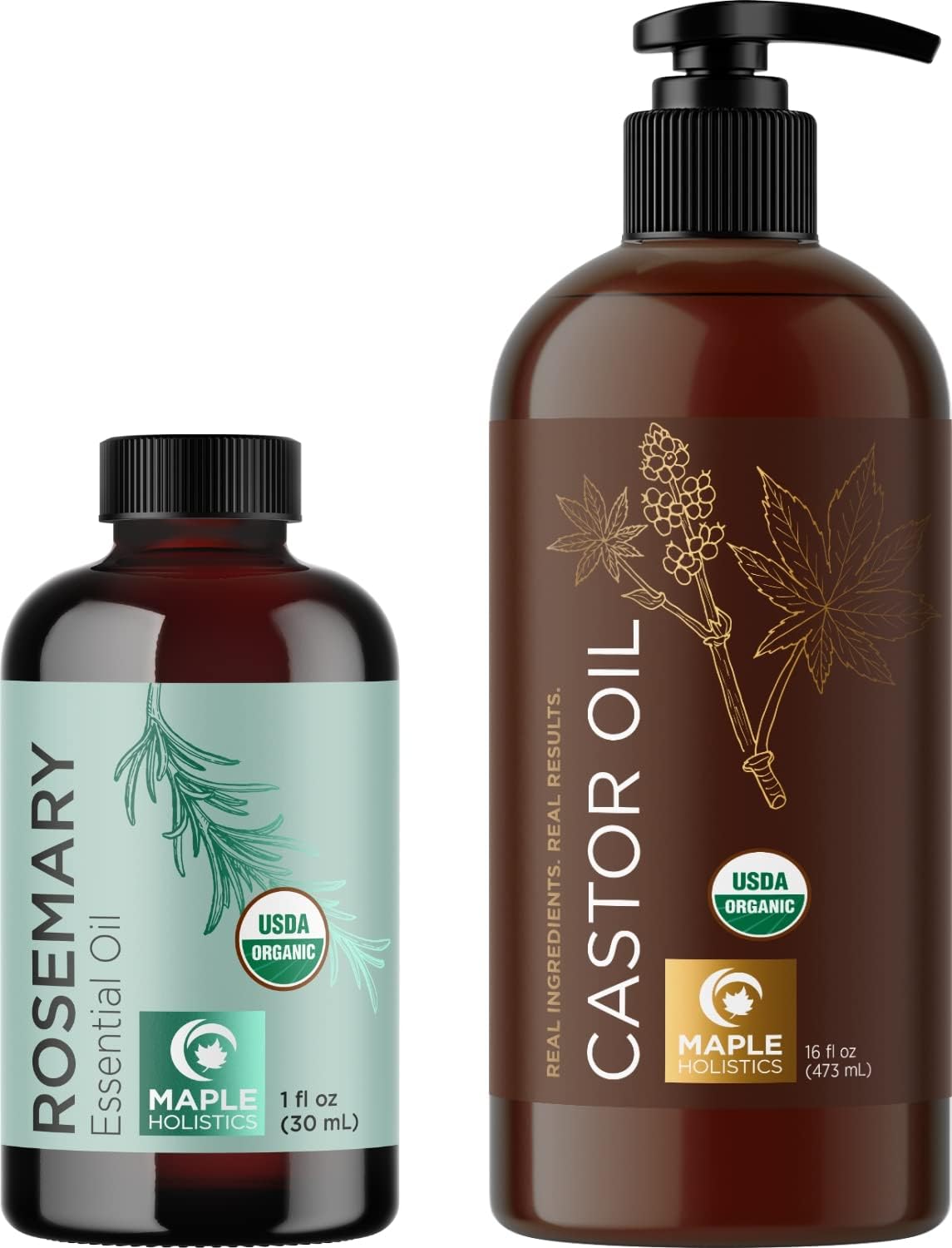 Amazon.com: Organic Hair Oils for Hair Growth - Organic Rosemary ...