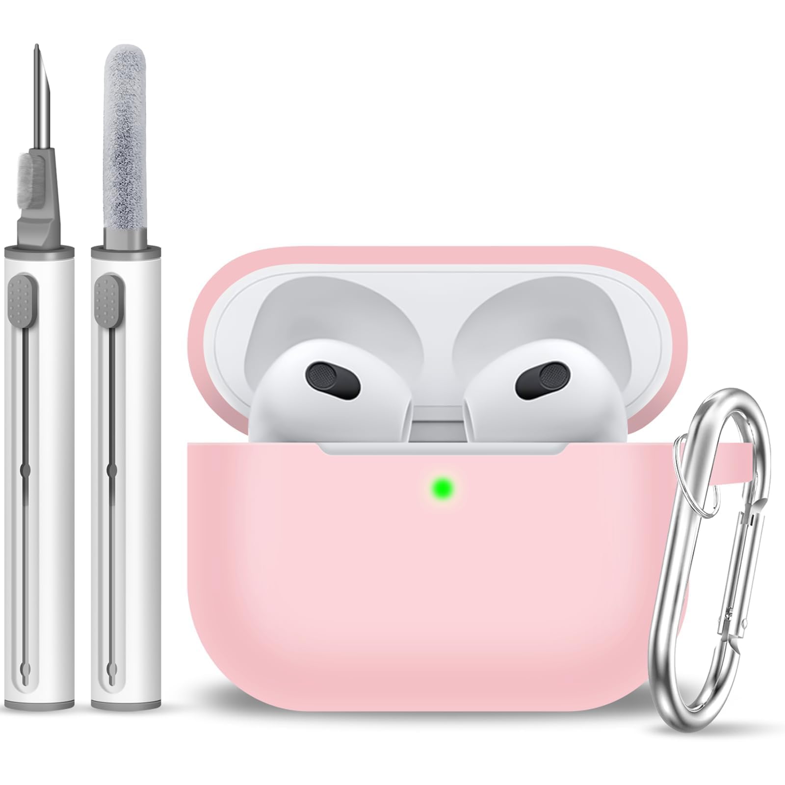 Amazon.com: MOLOPPO for AirPods 3 Case Cover, Silicone Protective ...