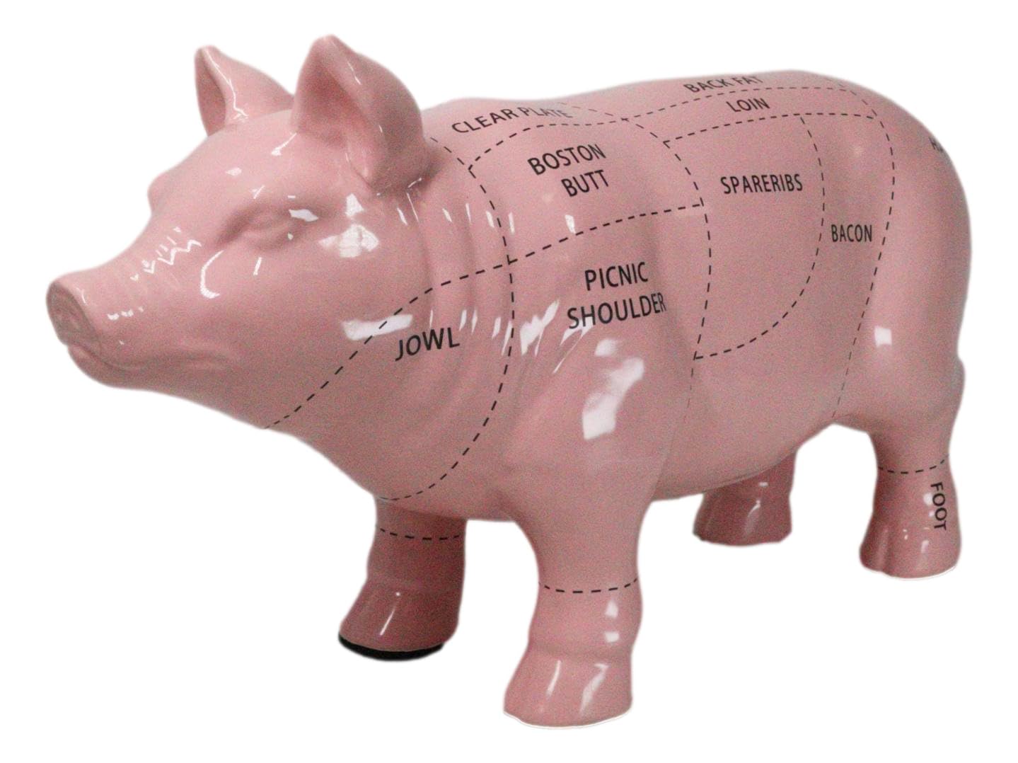 Amazon.com: Ebros Gift Large Ceramic Animal Farm Country Farmhouse Pink ...