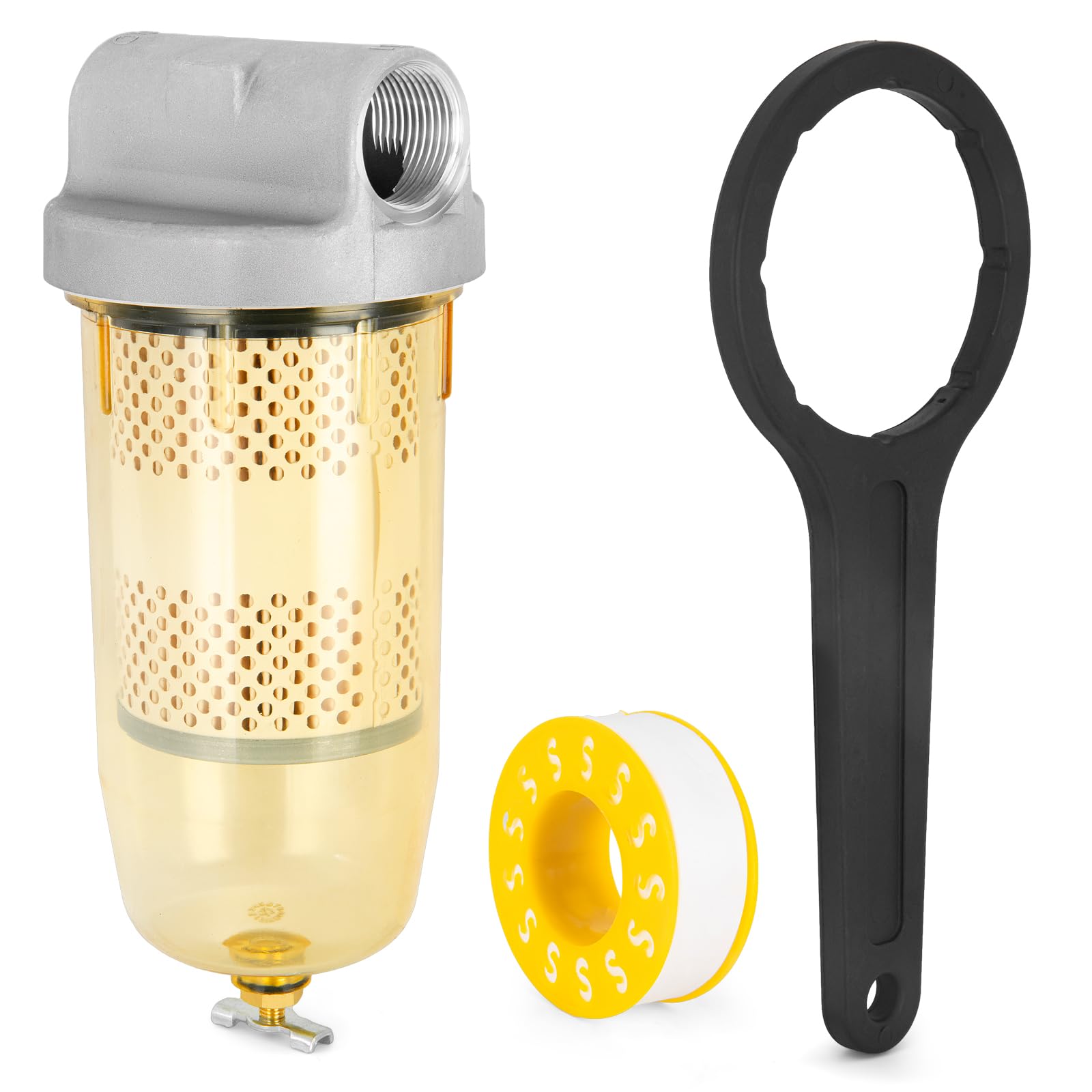 Amazon.com: 496 Fuel Tank Filter Assembly, Diesel Tank Water Separator ...