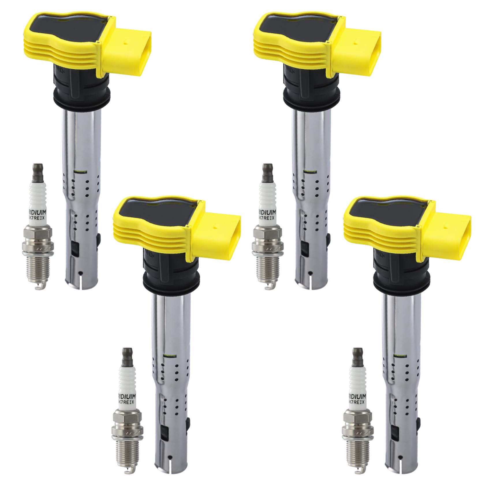 Amazon.com: DETYI Ignition Coil Pack UF529, Spark Plugs 4644 Compatible ...