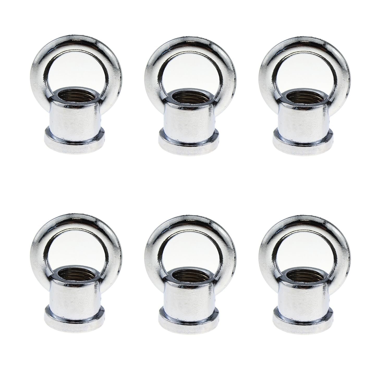 Amazon.com: Maxmoral 6pcs Durable 1" Female Loop Holder Brushed Nickel ...