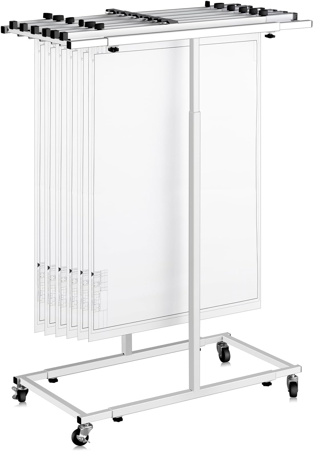 Amazon.com: Tatuo Mobile Blueprint Holder Vertical Heavy Duty Blueprint ...