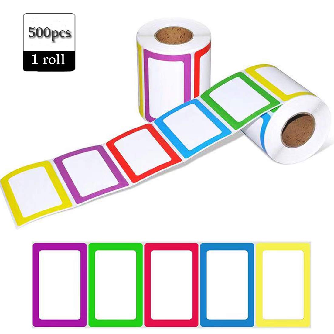 Name Tag Label 500PCS 3 5 X 2 25 Inch Name Tag Stickers Colorful Name Tag Label 500PCS 3 5 X 2 25 Inch Name Tag Stickers Colorful