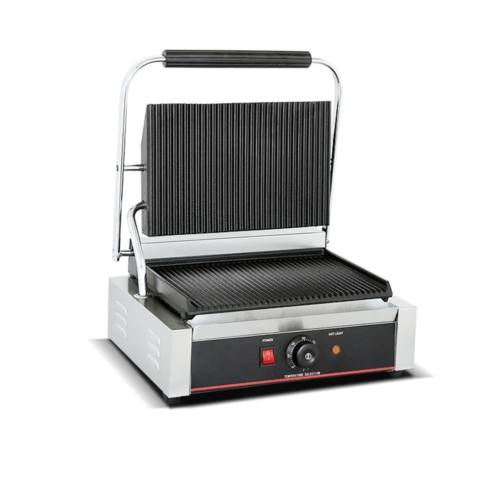 Amazon.com: Commercial Panini Grill Grooved Press Sandwich Maker ...