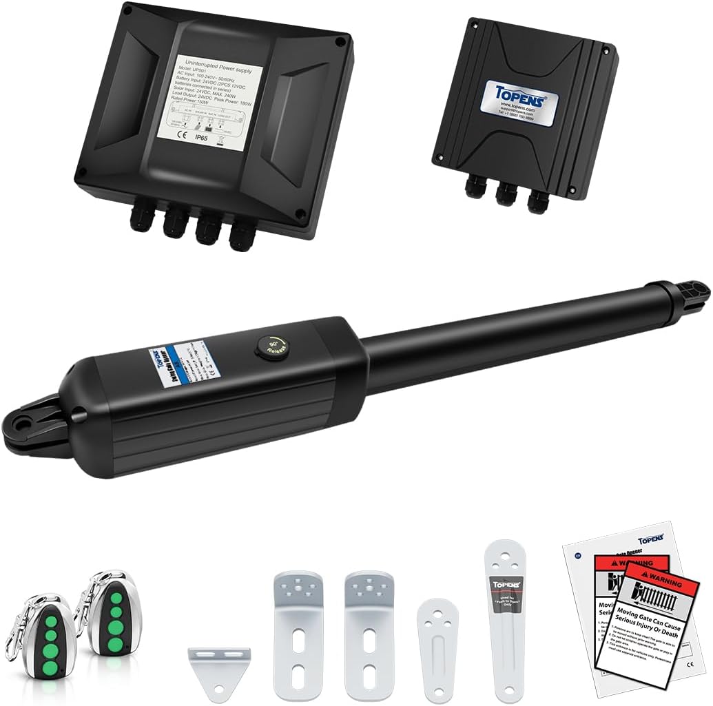 Amazon.com: Liftmaster LA400PKGUL Swing Gate Opener Kit - Also Includes ...