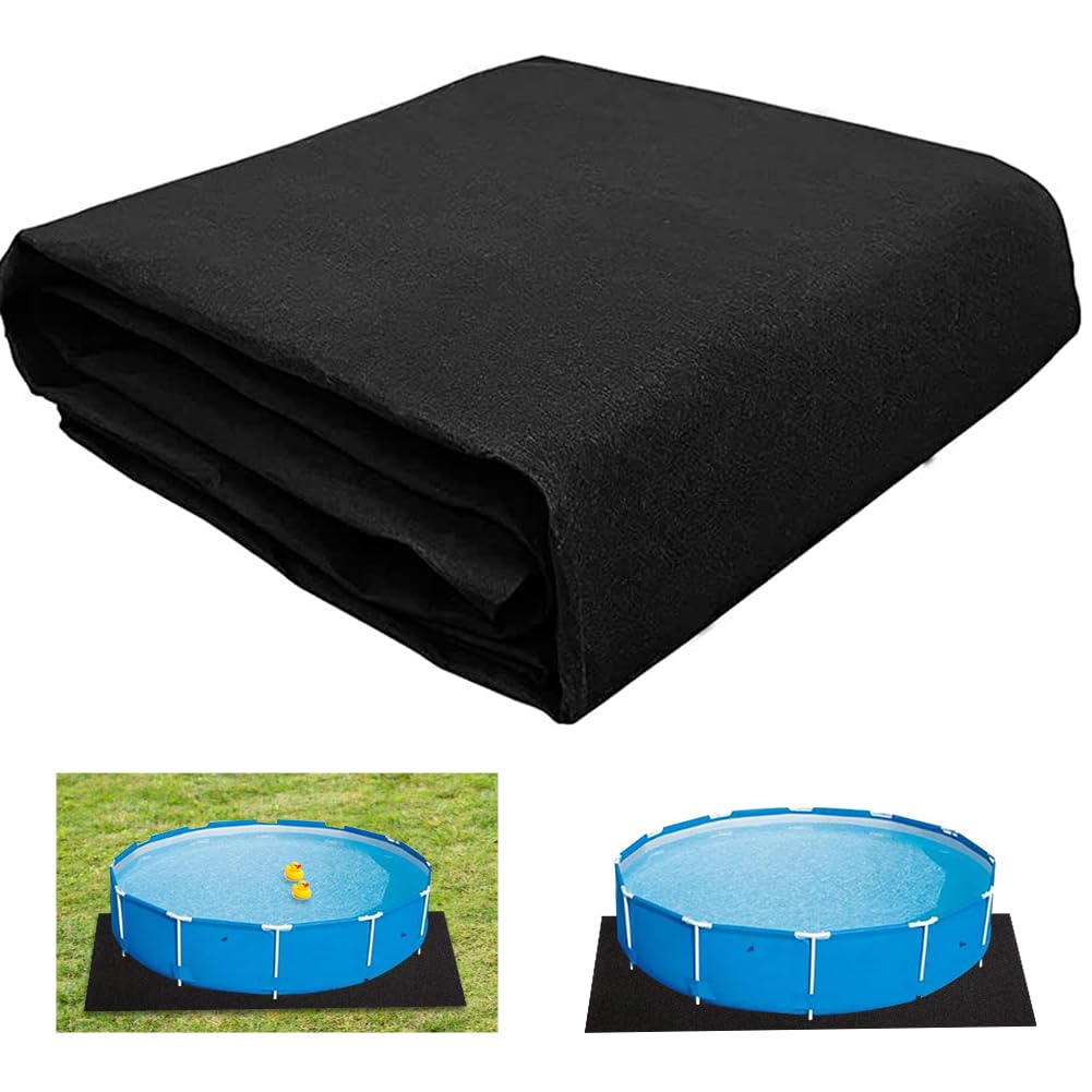 Amazon.com : 12 Ft Rectangular Pool Liner Pad for Above Ground Swimming ...