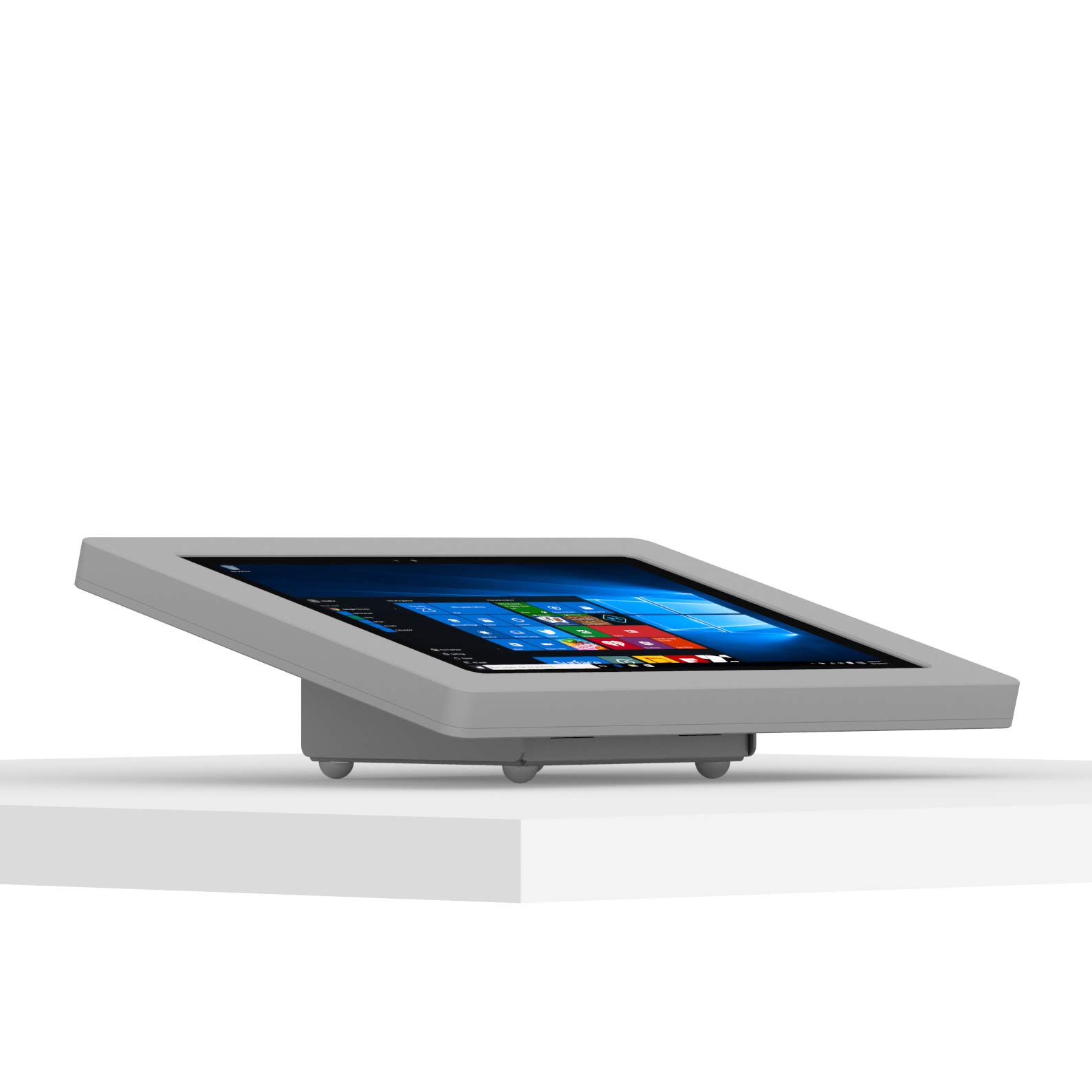 Amazon.com: VidaMount Light Grey Enclosure and Fixed Tilted 15° Desk ...