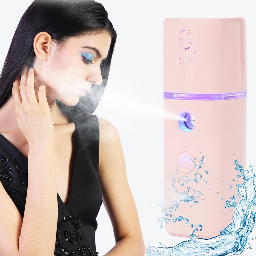 Amazon.com: Face Mist Sprayer, Portable USB Charging Face Atomization ...
