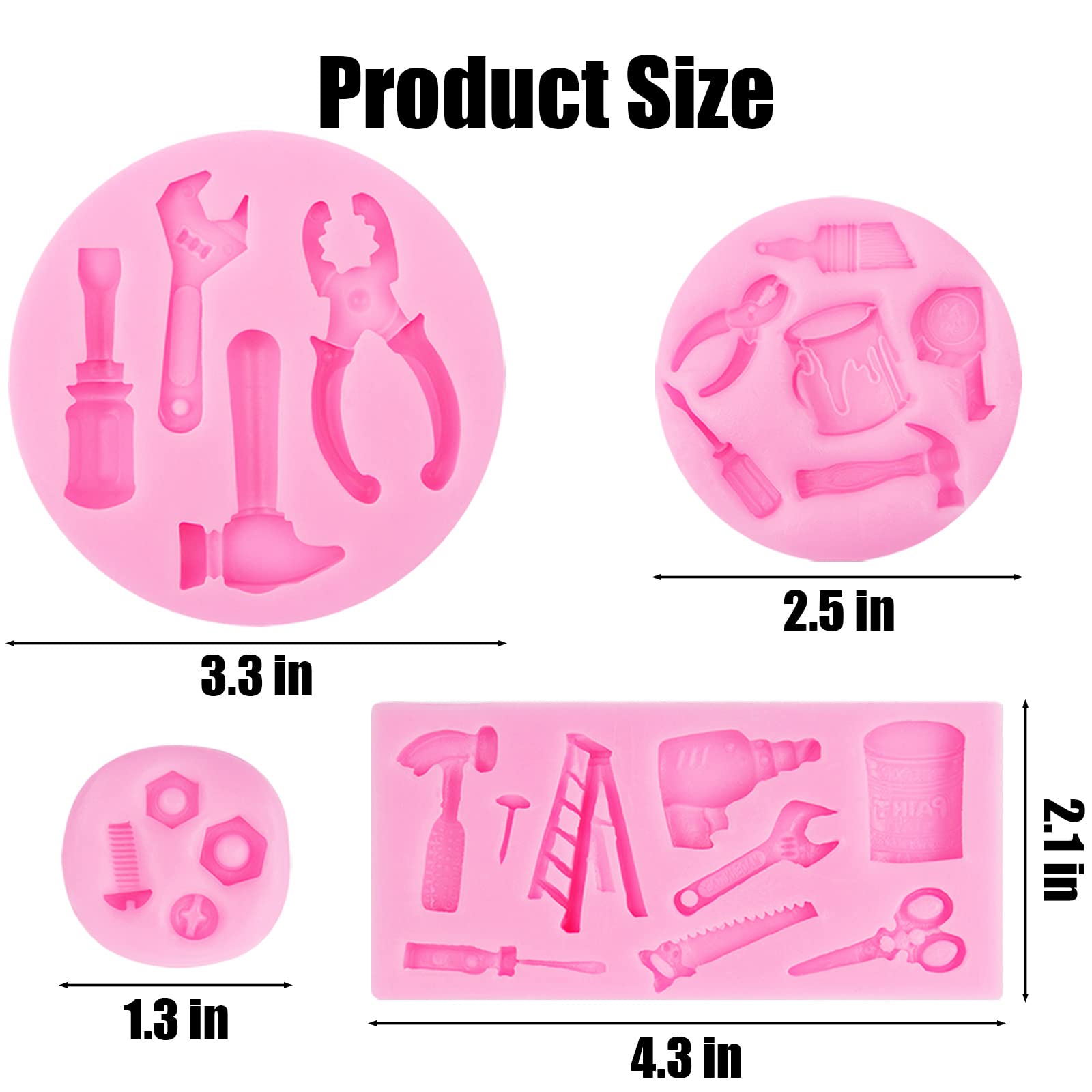 Silicone Chocolate Mold Gun Bullet Silicone Molds Pistol Fondant Mold ...