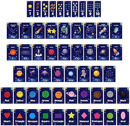 Amazon.com : Space Theme Reading Classroom Bulletin Board Decors, Outer ...