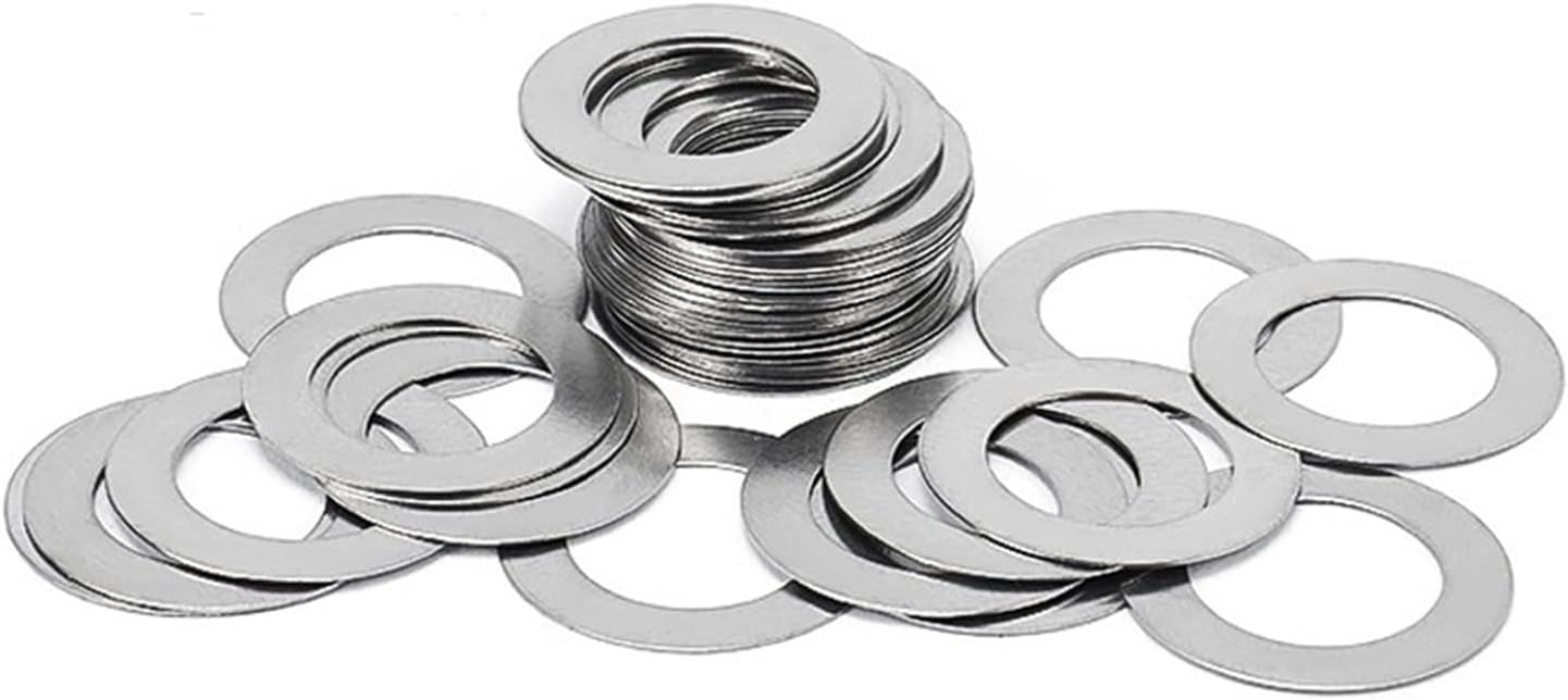 Amazon.com: Washers 20pcs/lot 304 Stainless Steel Ultra Thin Flat Washer M3 M4 M5 M6 M8 M10 M12 ...
