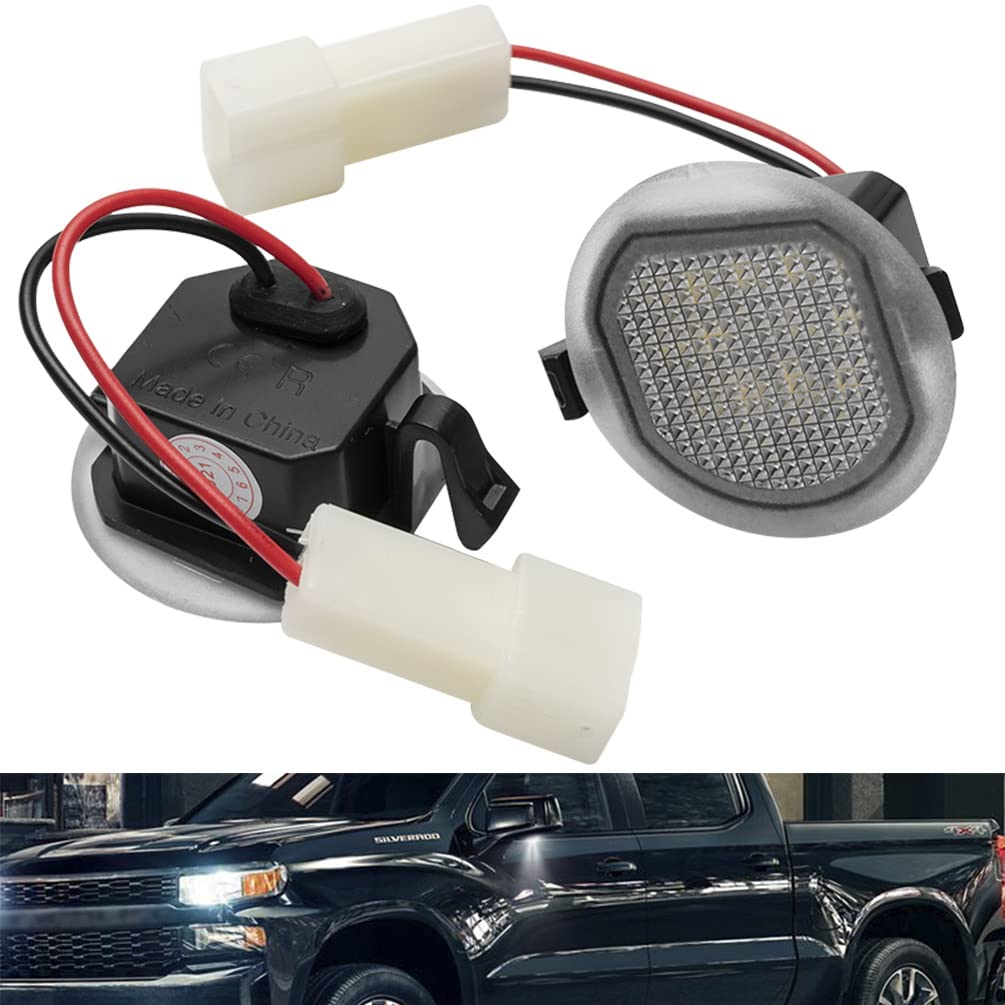 Snapklik.com : Led Under Side Mirror Puddle Lights For 2015 2016 2017 ...