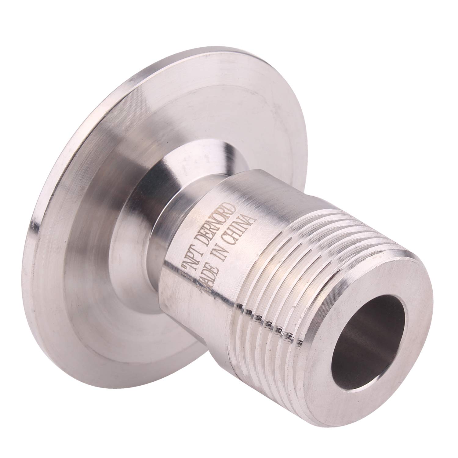 Snapklik.com : 2 Tri Clamp Adapter To 1 Inch MNPT Thread Ferrule ...
