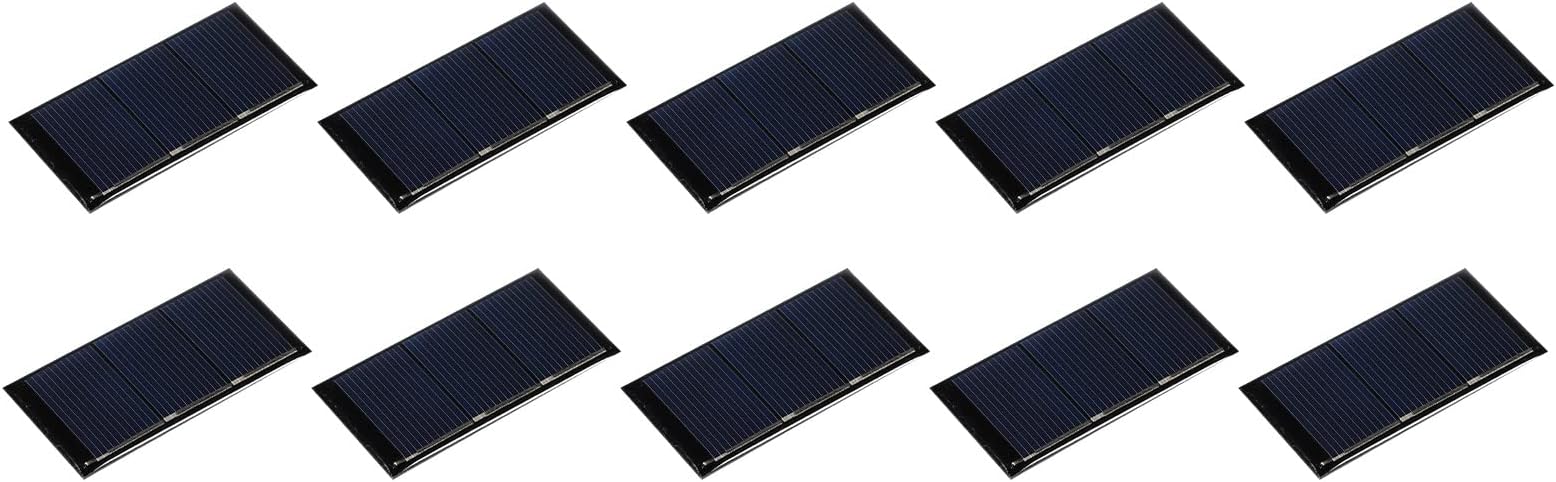 Amazon.com : MECCANIXITY Mini Solar Panel Cell 1.5V 160mA 0.24W 60mm x ...
